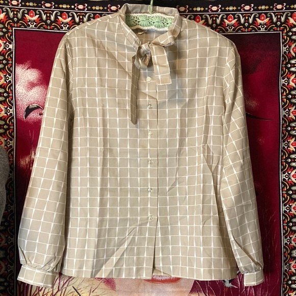 Vintage | Tops | Vintage 8s New Attitude By Russ Togs Geometric Square ...